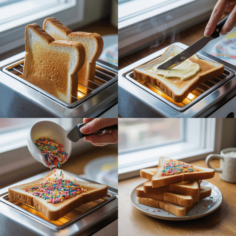 3-Ingredient Dutch Sprinkle Toast Breakfast