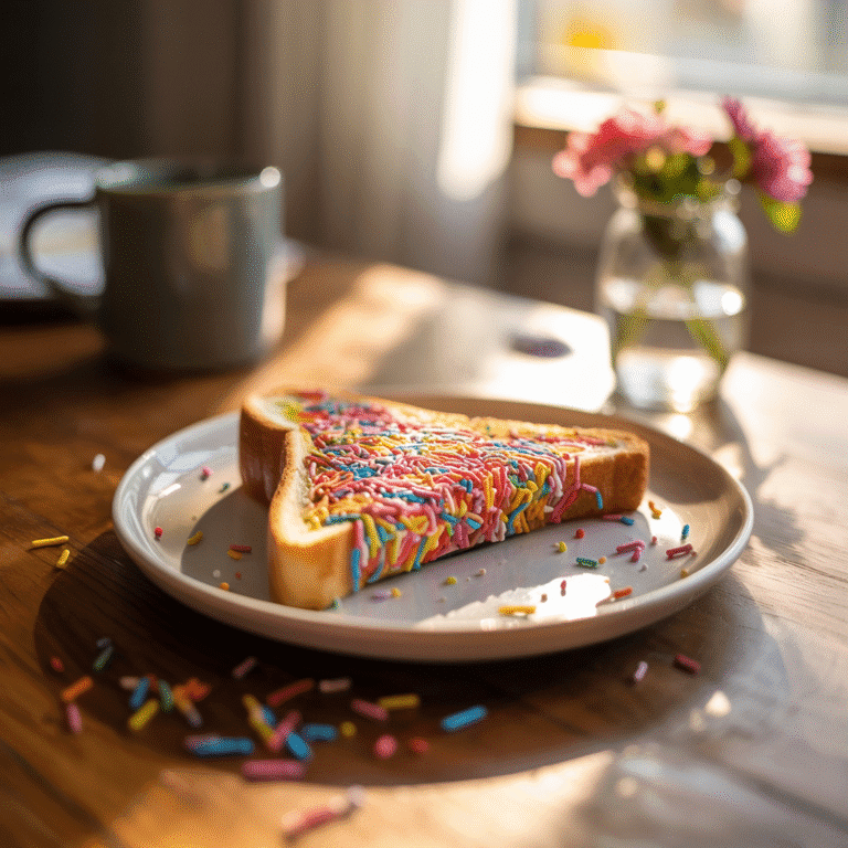 3-Ingredient Dutch Sprinkle Toast Breakfast